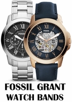 Replacement Bands for Fossil Grant watch