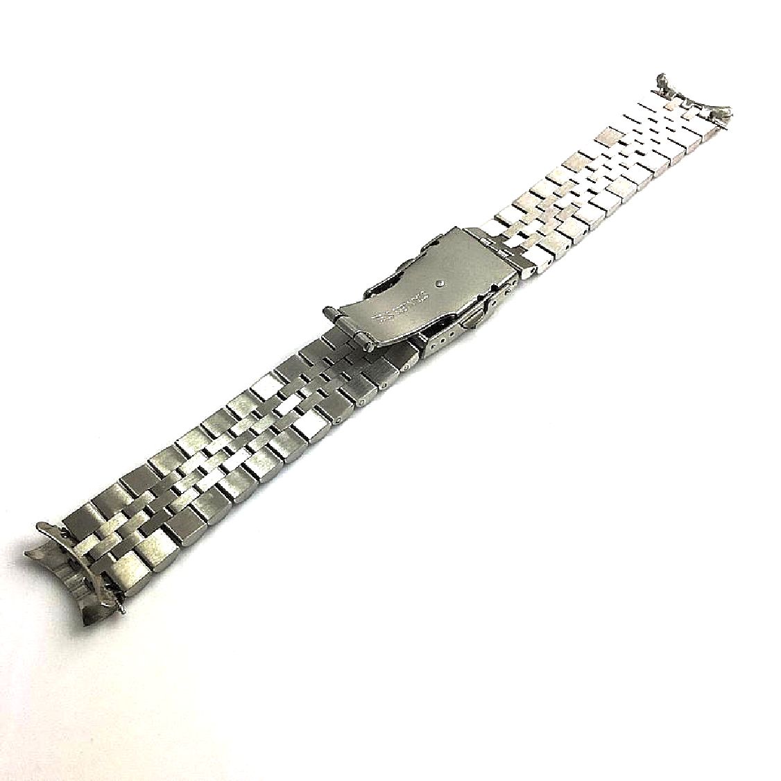 Timex Compatible Metal Steel Jubilee Style Curved End Watch Band #7001