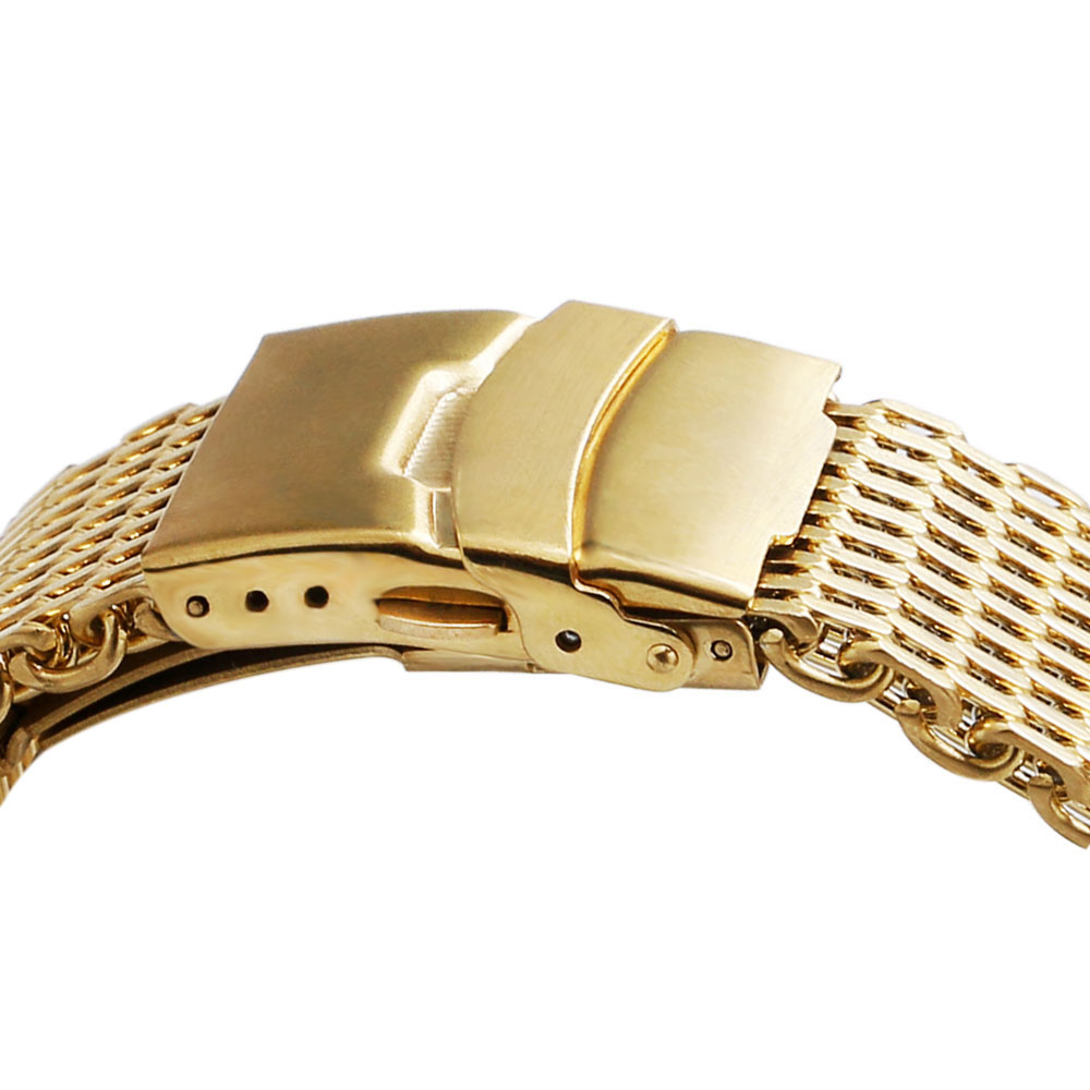 Casio Compatible Stainless Steel Metal Shark Mesh Bracelet Watch Band ...