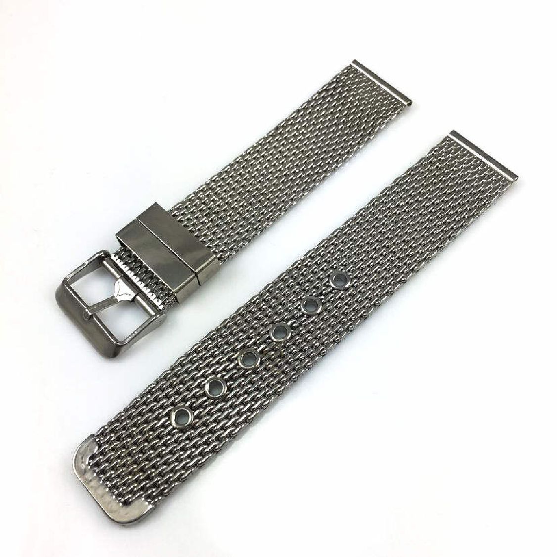 Seiko Compatible Stainless Steel Thick Mesh Replacement Watch Band ...
