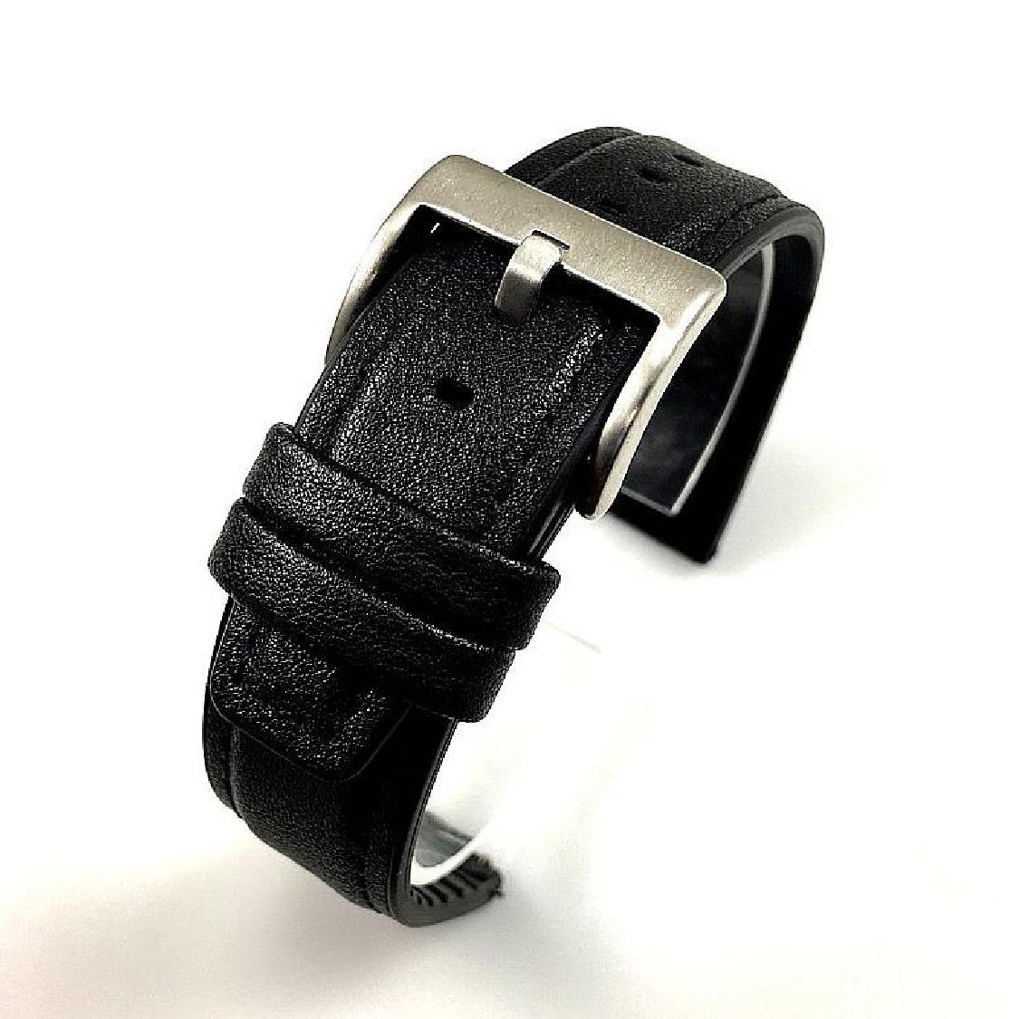 Steel Bracelet & Leather Replacement Watch Band Seiko SSK005 4R34-00A0 ...