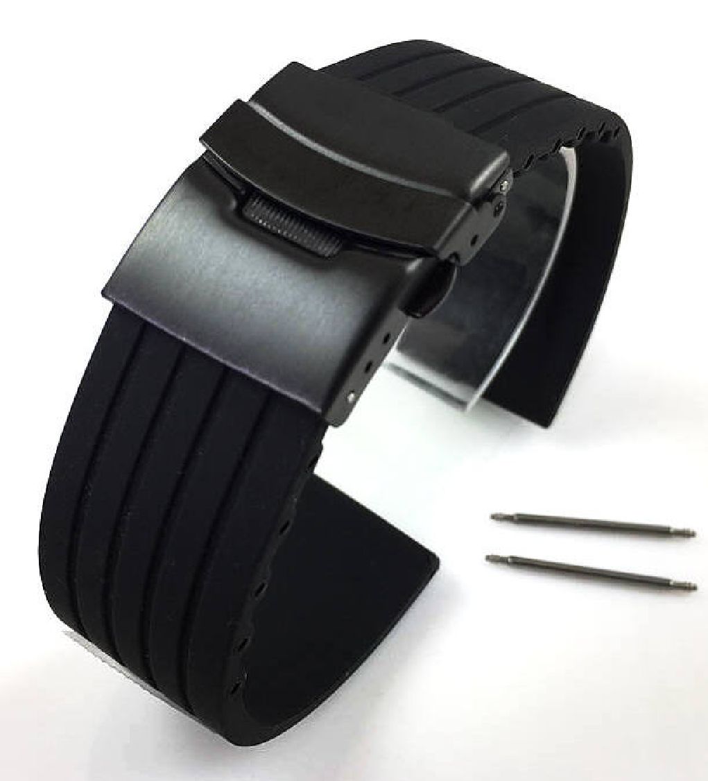 Steel Silicone Replacement Watch Band Citizen Nighthawk AT4117-56H E670 ...