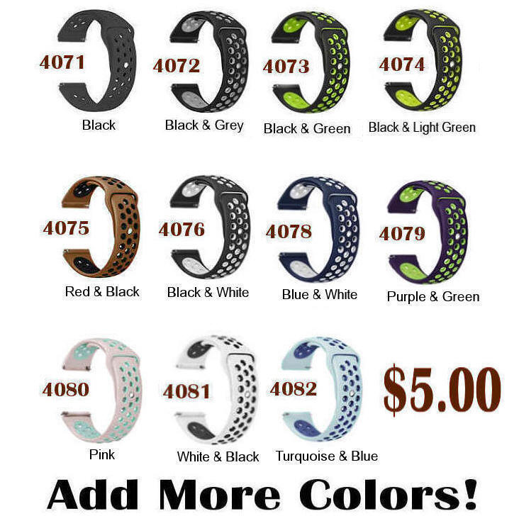 Armitron Compatible Black Sports Silicone Replacement Watch Band Strap ...