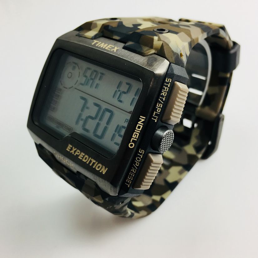 Timex Expedition Grid Shock Resistant Chrono Watch TW4B07300