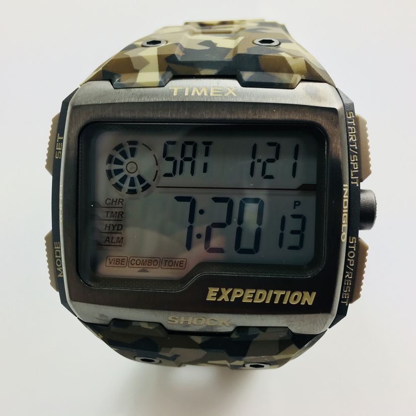 Timex Expedition Grid Shock Resistant Chrono Watch TW4B07300