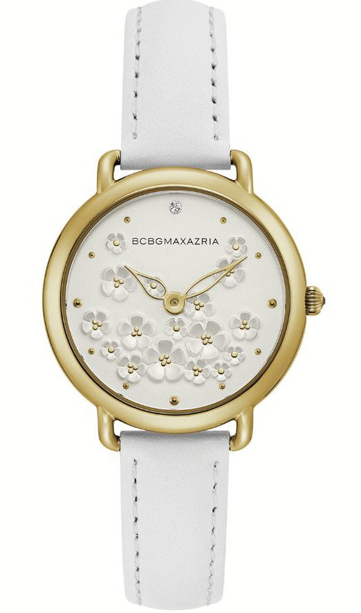 Women's BCBGMAXAZRIA Crystallized Rose Gold Steel BCBG Watch BG50676002