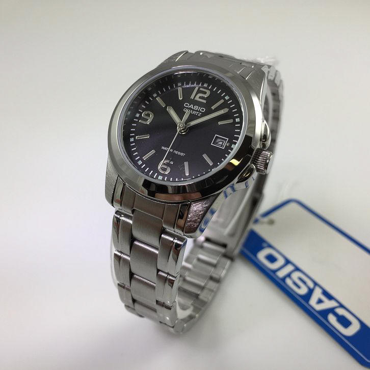Women's Casio Classic Stainless Steel Analog Watch LTP1215A-1A