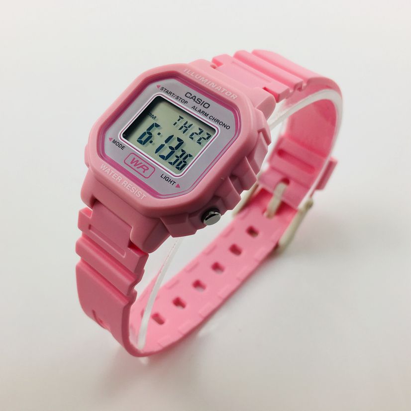 Women's Casio Digital Pink Resin Watch LA20WH-4A1