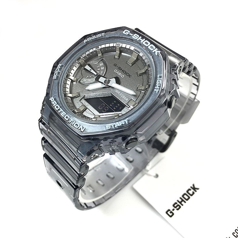 Women's Casio G-SHOCK Transparent Black Watch GMAS2100SK-1A