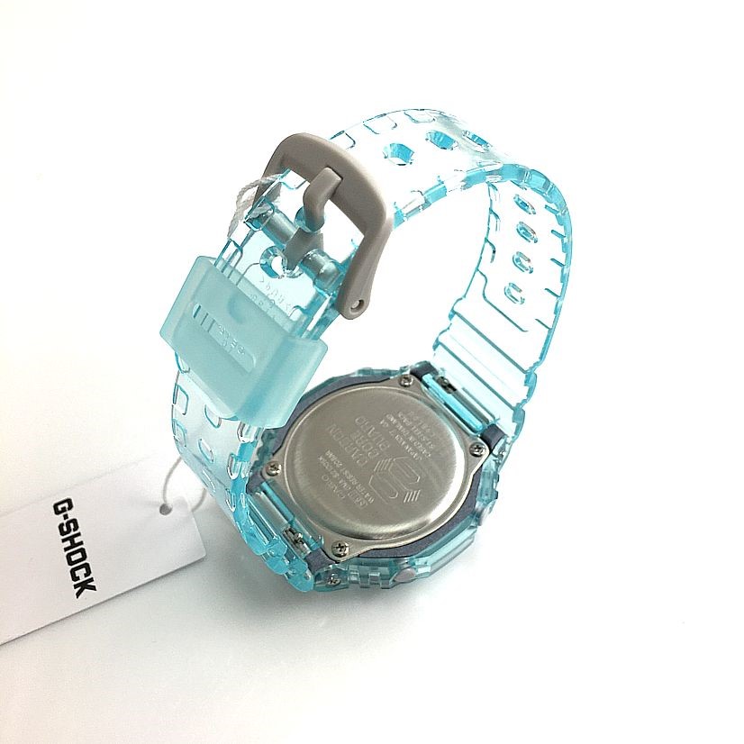 Women's Casio G-SHOCK Transparent Blue Watch GMAS2100SK-2A