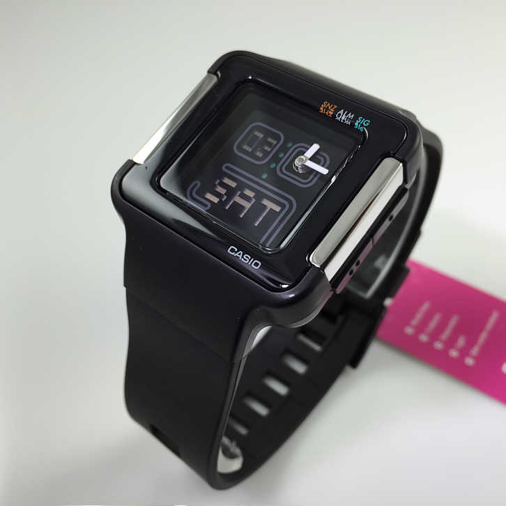 Women's Casio Poptone Chronograph Digital Analog Watch LCF20-1D