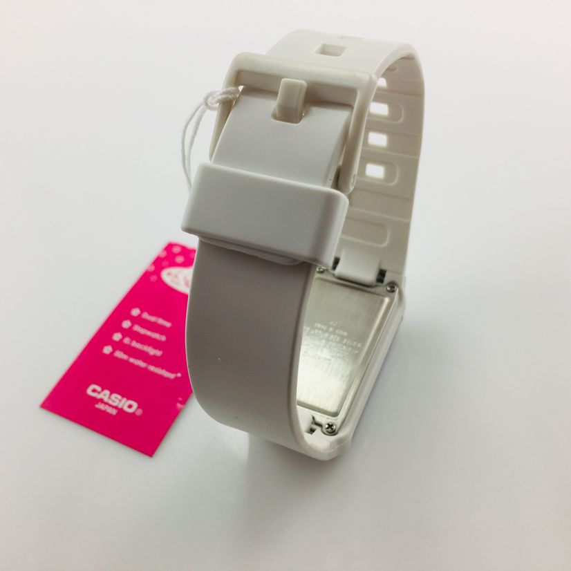 Women's Casio Poptone White Digital Watch LDF50-7