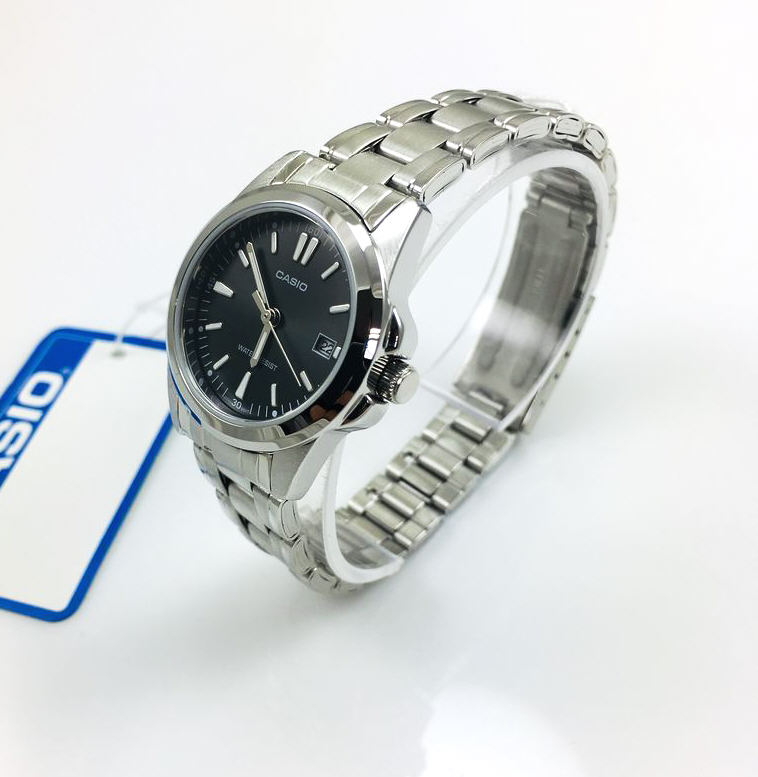 Women's Casio Silver Classic Stainless Steel Band Watch LTP1215A-1A2