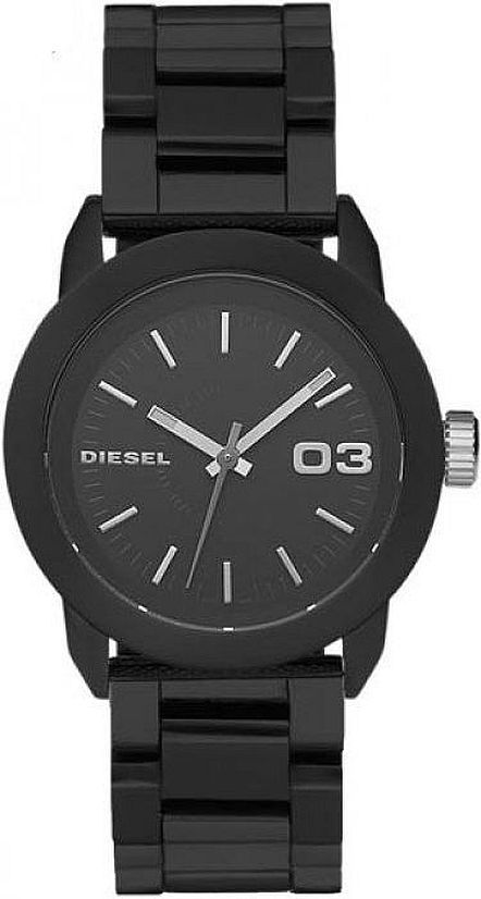 Women's Diesel All Black Acrylic 3 hands Watch DZ5263