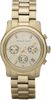 Women's Gold Tone Michael Kors Chronograph Watch MK5055