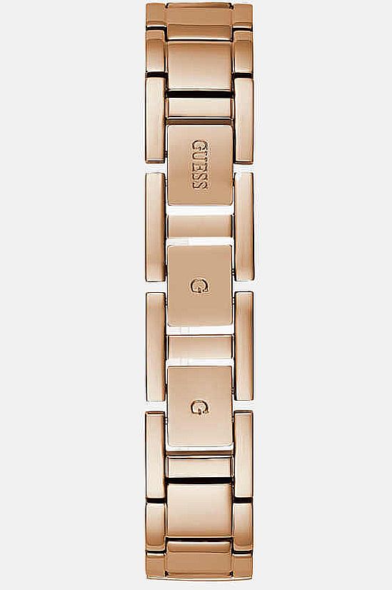 Women's Guess Rose Gold Elegant 28mm Crystallized Glitz Watch GW0476L3