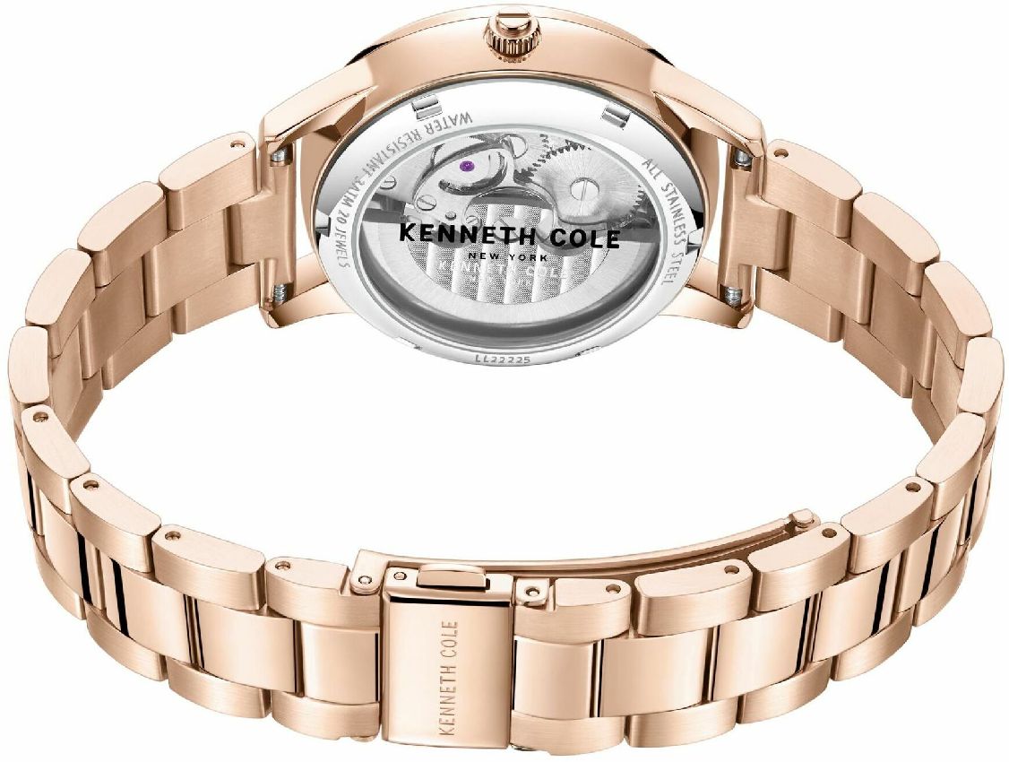 Women's Kenneth Cole Stainless Steel Automatic Skeleton Watch KCWLL2222504