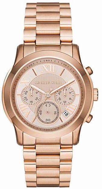 Women's Michael Kors Cooper Rose Gold Chronograph Watch MK6275
