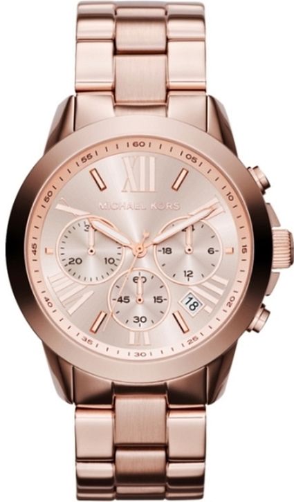 Women's Michael Kors Runway Rose Gold Chronograph Watch MK5778