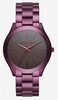 Women's Michael Kors Slim Runway Burgundy Steel Watch MK3551