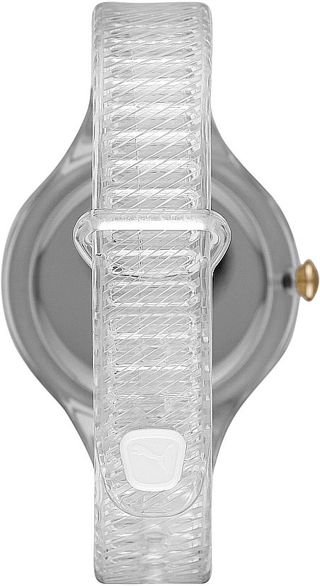 Women's Puma Contour Clear See through Nylon Watch P1016