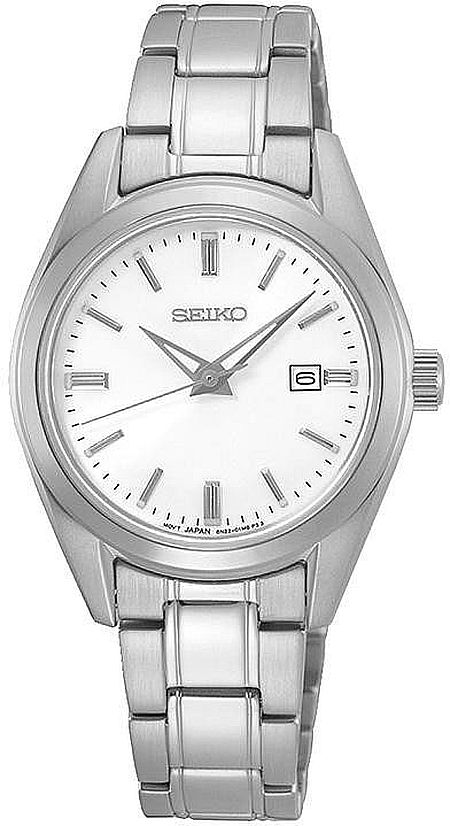 Women's Seiko Stainless Steel Sapphire Crystal Watch SUR633 SUR633P1