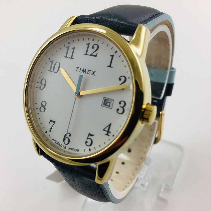 Women's Timex Easy Reader Blue Leather Band Watch TW2R62600