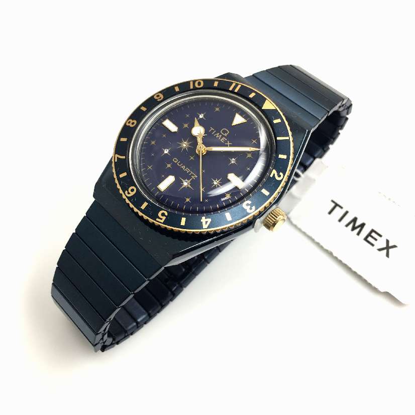 Women's Timex Q Celestial 36mm Quartz Blue Watch TW2V53500