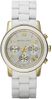 Women's White Michael Kors Chronograph Watch MK5145