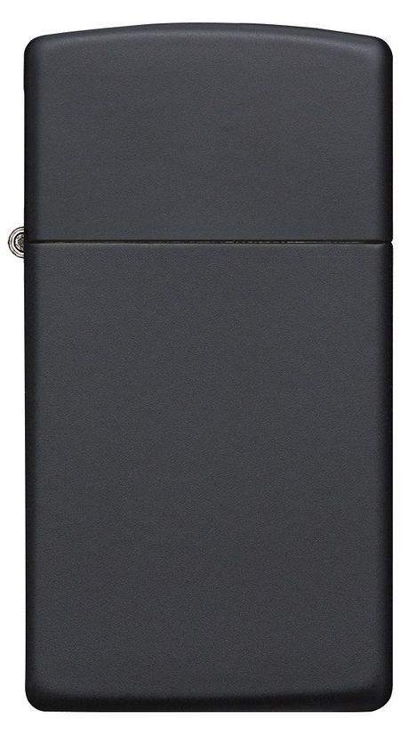 Zippo Slim® Black Matte Lighter 1618