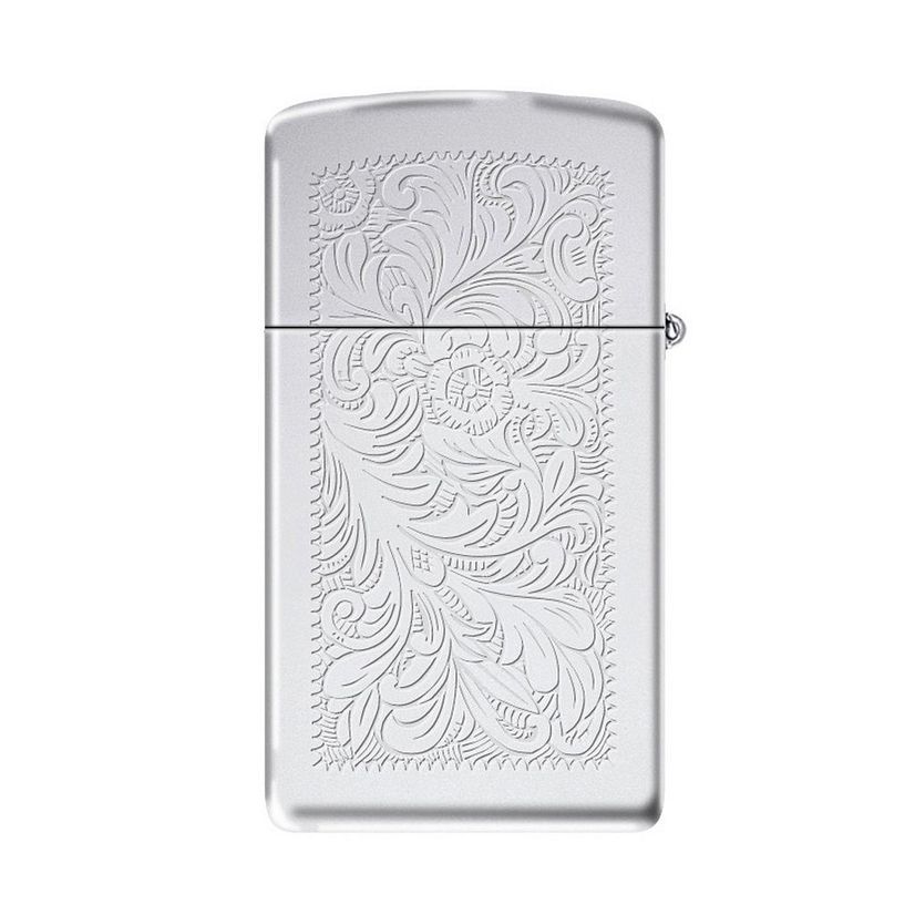 Zippo Slim® Chrome Venetian® Lighter 1652