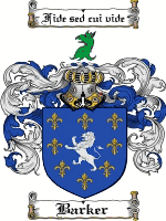 Barker Coat of Arms / Barker Family Crest