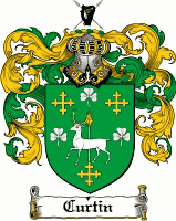 Curtin Coat of Arms Irish Family Crest