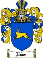 Haas Coat of Arms / Haas Family Crest