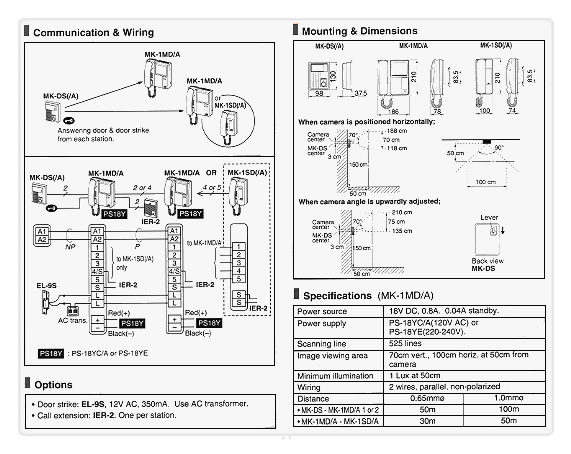 Aiphone Video Intercom Wiring And Layout