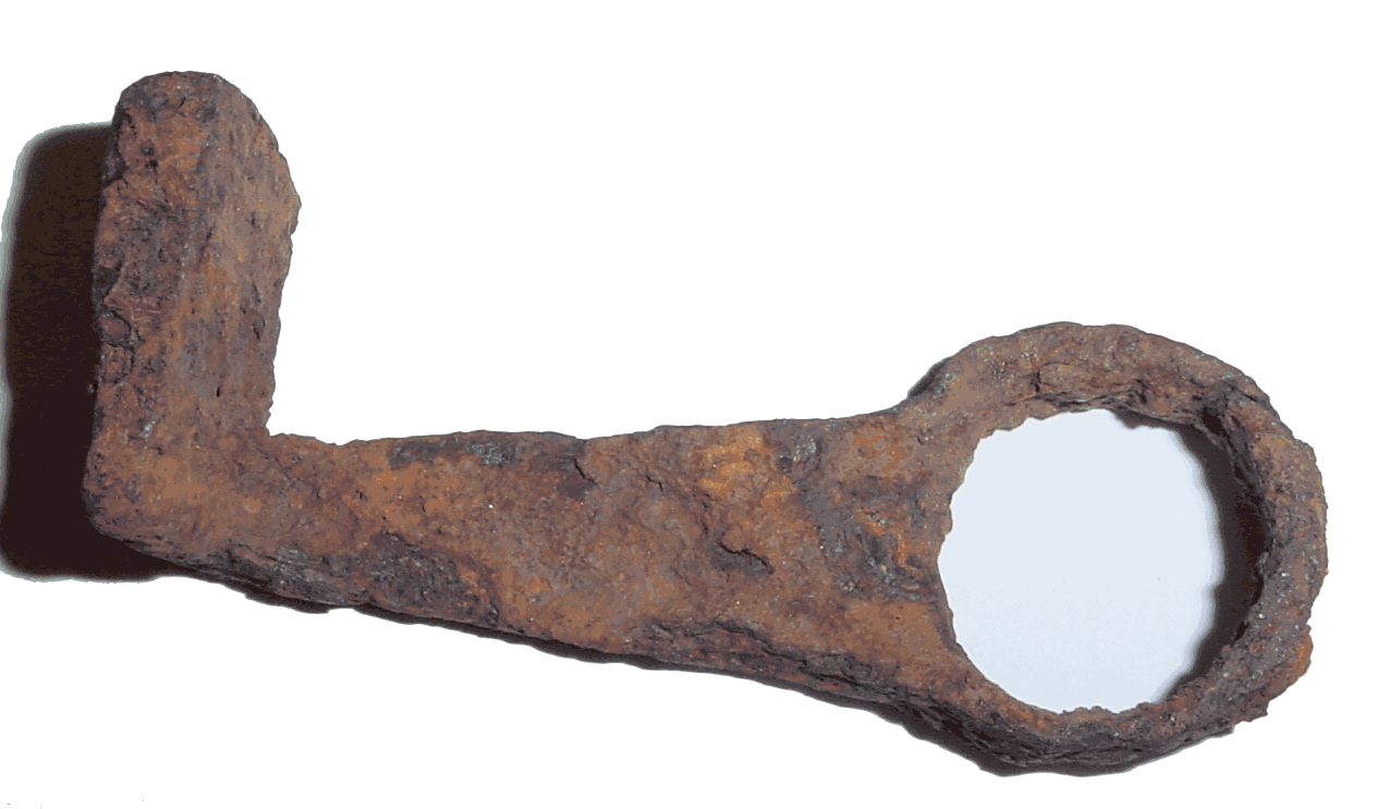 Large Iron Roman Key