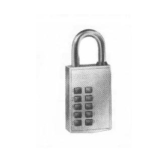 Mechanical Pushbutton Padlock