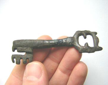 Museum Quality Big English Medieval Bronze Key