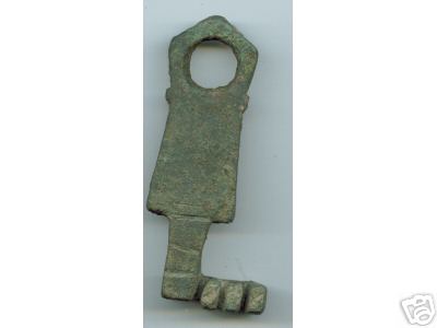 Roman Bronze Key Second Century A.D.