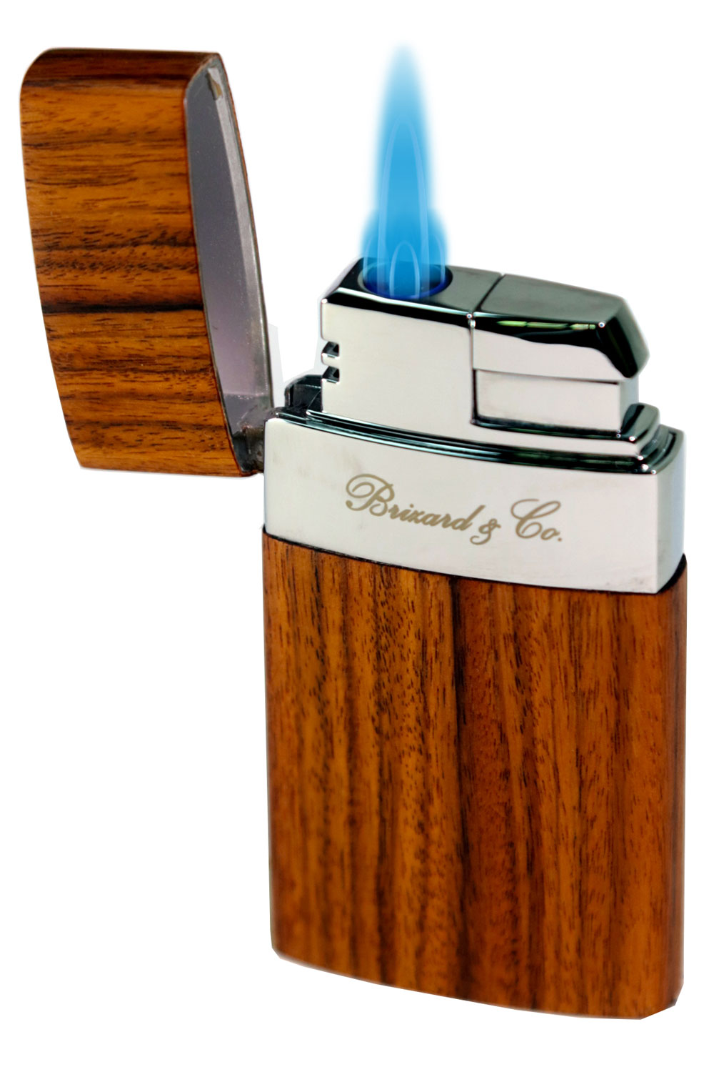 Brizard & Co Venezia Single Jet Flower Flame Lighter - Rosewood