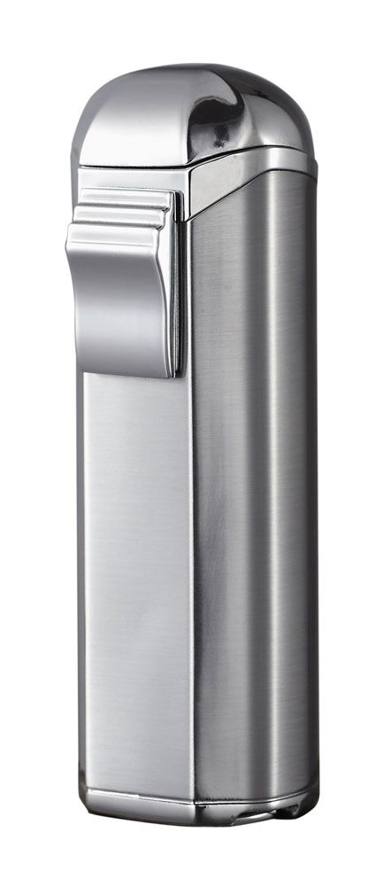 Magic Trio Satin Triple Flame Torch Lighter with Built-In Cigar Punch