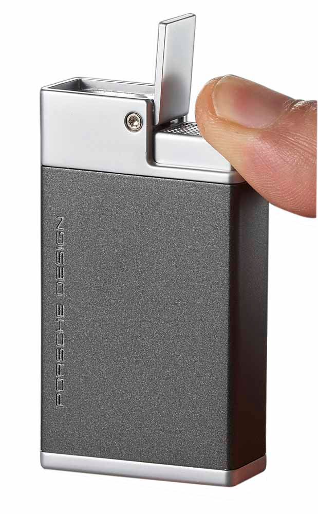 Porsche Design Baden Double Torch Flame Lighter - Grey