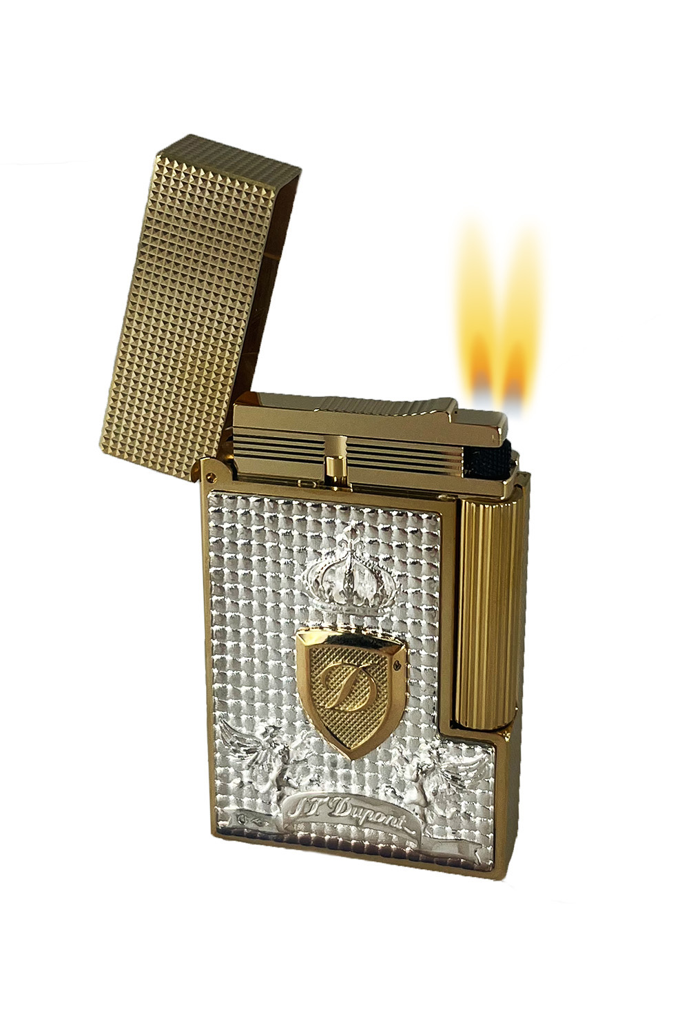 S.T. Dupont Ligne 2 Cling Blazon Flint Lighter