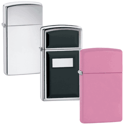 Zippo Lighters - Free Engraving on Complete Collection of Zippo Lighters