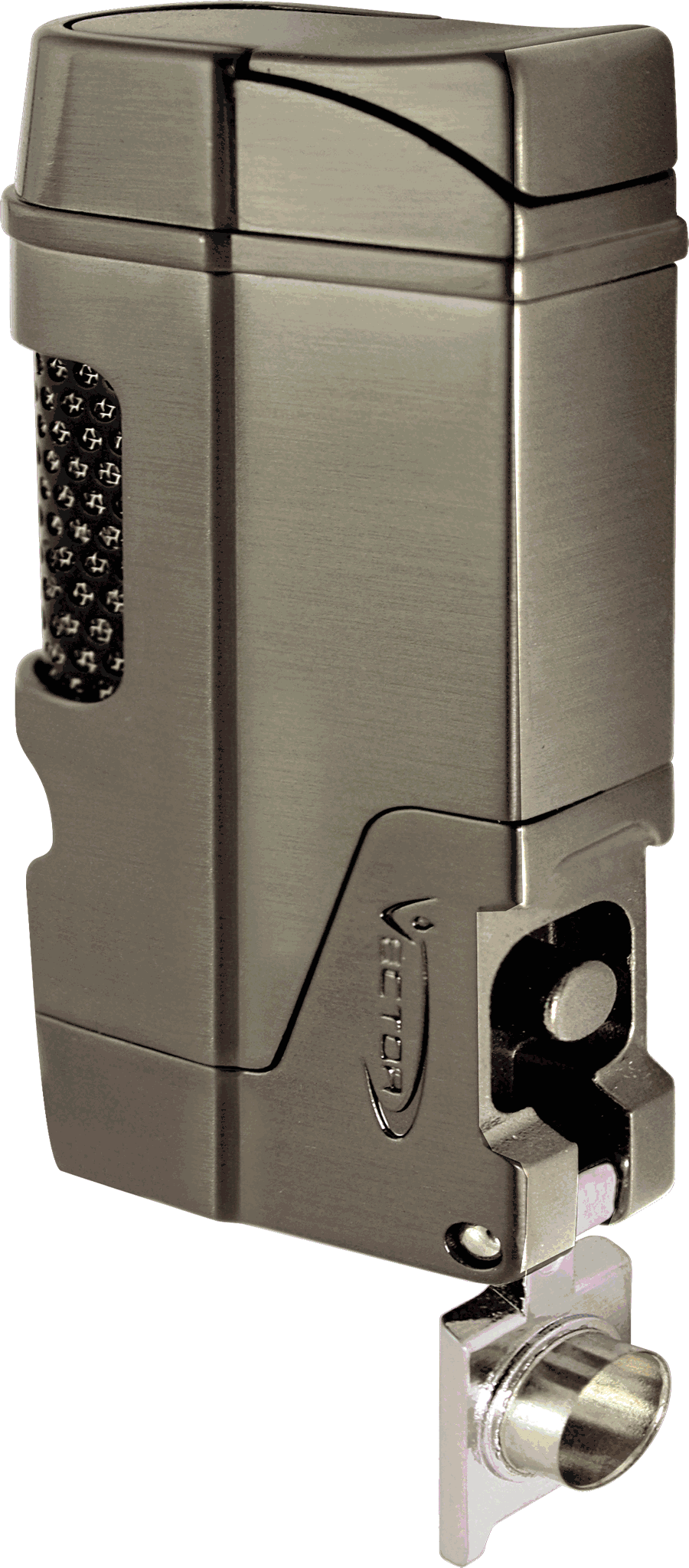 Vector Delta Gunmetal Lighter w Punch