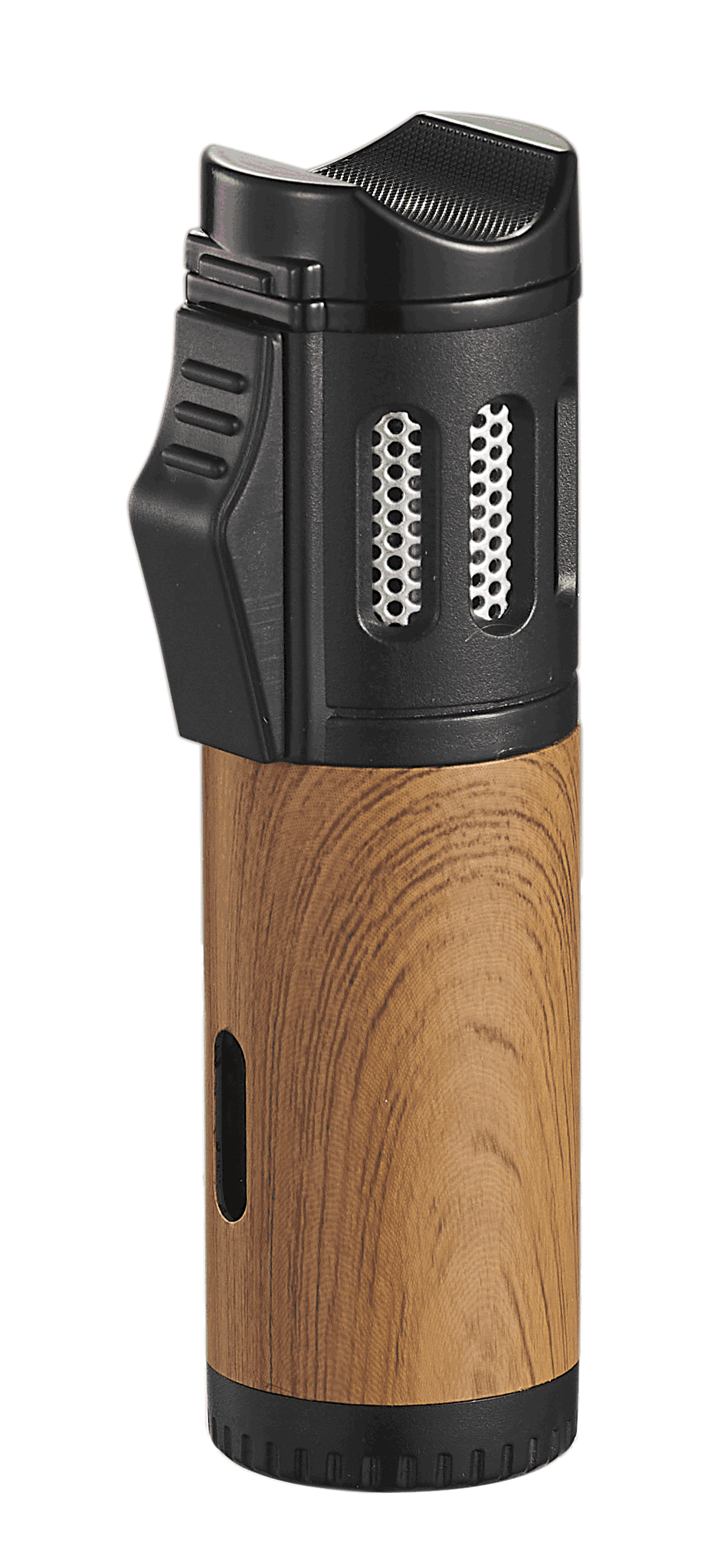 Visol Artemis Triple Torch Cigar Lighter - Wood
