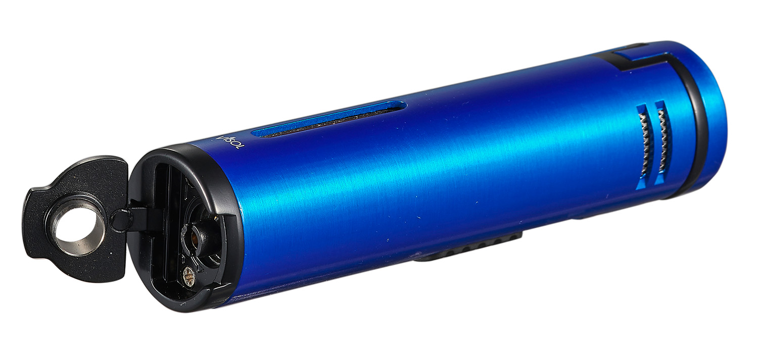 Visol Cobra Triple Flame Cigar Lighter - Blue