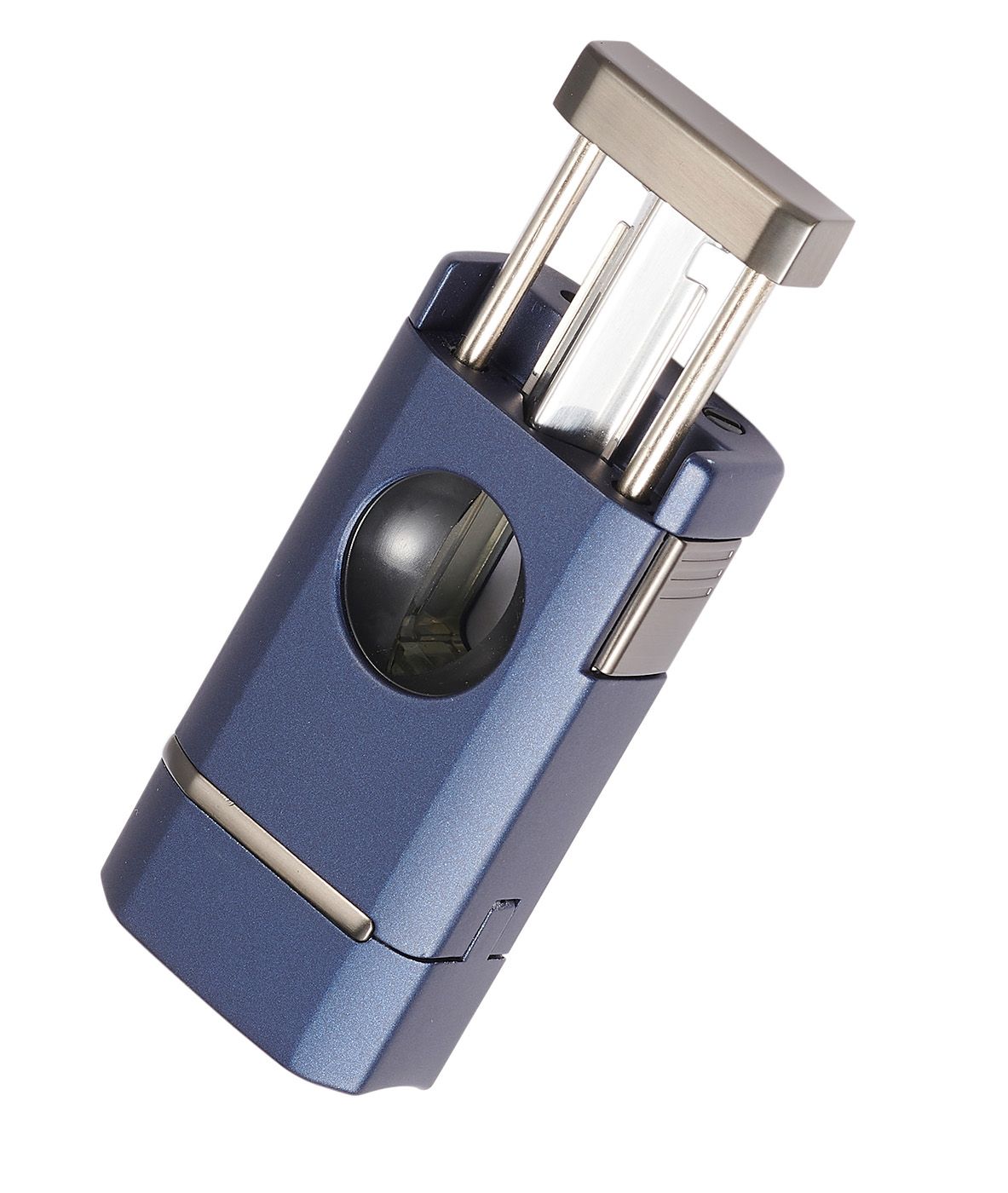 Visol Diablo Triple Torch Flame Lighter w/ Spring V Cutter - Navy Blue