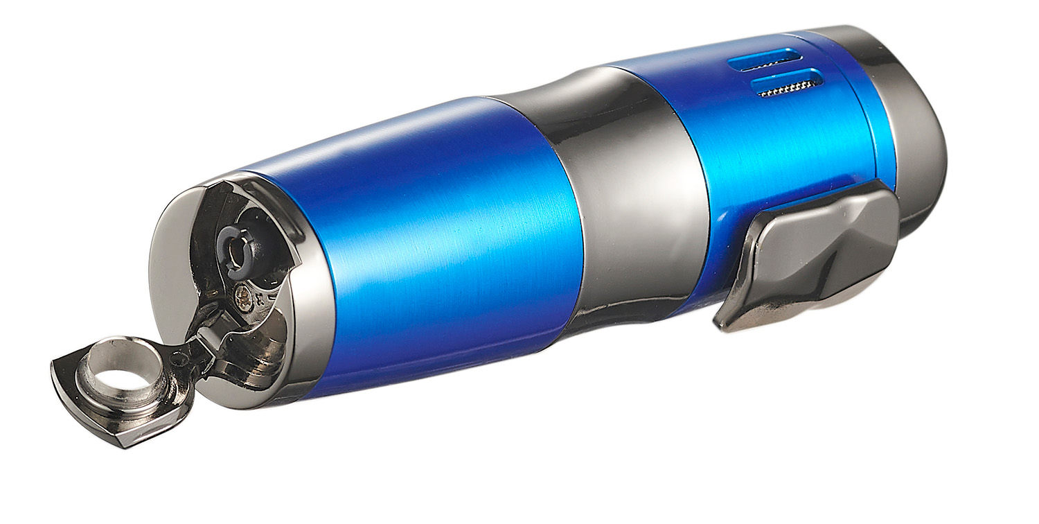 Visol Epic Triple Flame Blue Cigar Lighter