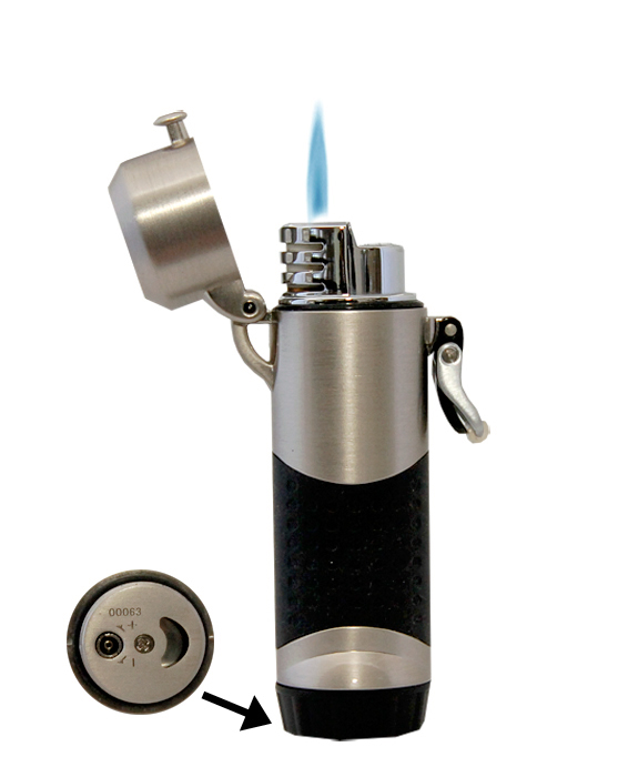 Visol Summit Gun Satin Torch Flame Lighter For Outdoors